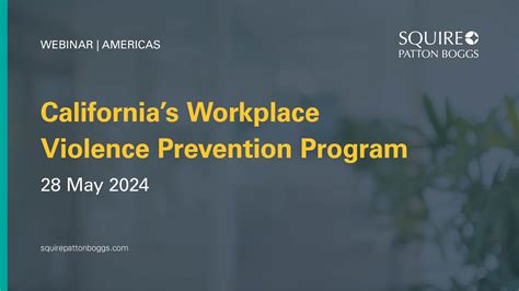Californias Workplace Violence Prevention Program Youtube