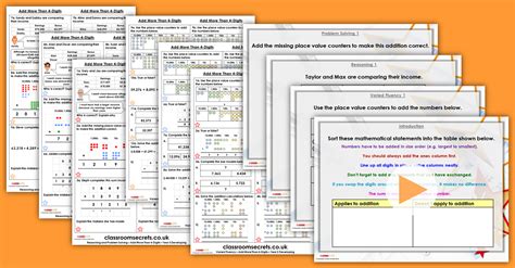 add more than 4 digits year 5 addition and subtraction free resource