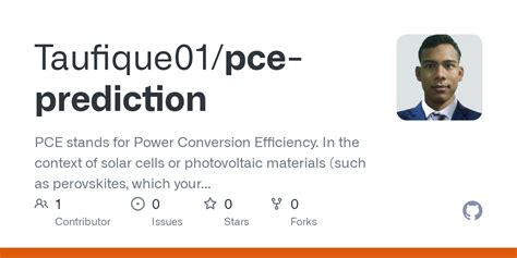 Github Taufique01 Pce Prediction Pce Stands For Power Conversion
