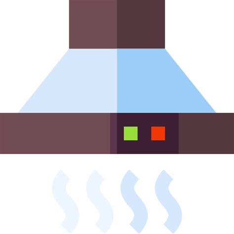 Extractor Hood Basic Straight Flat Icon Extractor Hood Basic Straight Flat Icon