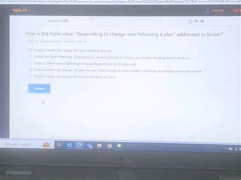 Agile EO 2441159 Question 2 20 19 36 How Is StudyX