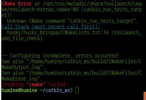 Catkin Make DCATKIN ENABLE TESTING False DCMAKE BUILD TYPE Release Issue