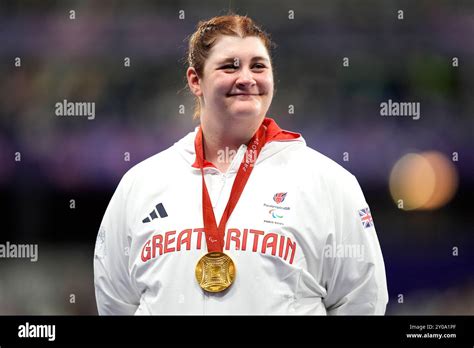 Great Britains Sabrina Fortune Celebrates After Winning Gold And A New