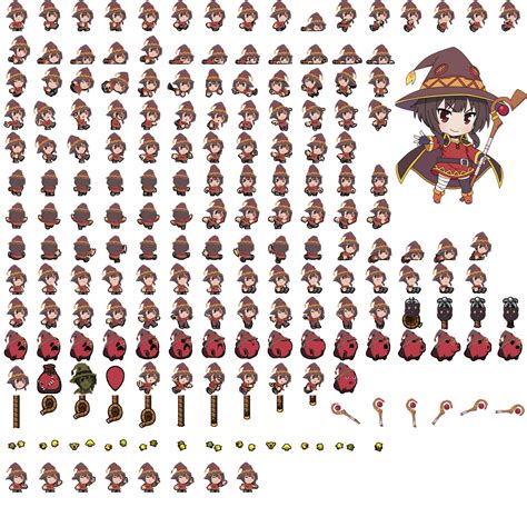 Sprite Megumin Chibi Png By Pendhyabsolute On Deviantart