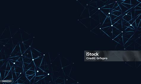 점과 선을 연결하는 추상기하학적 배경 0명에 대한 스톡 벡터 아트 및 기타 이미지 0명 3차원 형태 개념 Istock