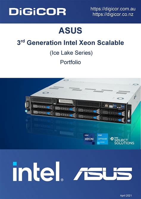 Digicor 3rd Gen Intel Xeon Scalable Processors Ice Lake