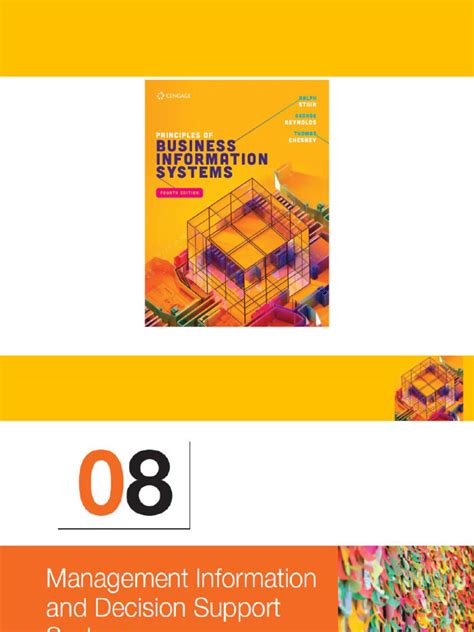 Topic 8 Management Information Systems And Dss Pdf Decision Support