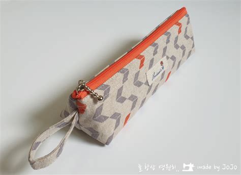작은 삼각 필통 만들기 과정샷 And 동영상 And 무료패턴 도안 네이버 블로그