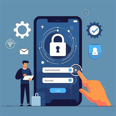 Premium Vector Vector Login Authorization Illustration