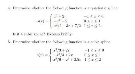 Solved 4 Determine Whether The Following Function Is A