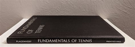 fundamentals of tennis by stanley plagenhoef very good hardcover 1970