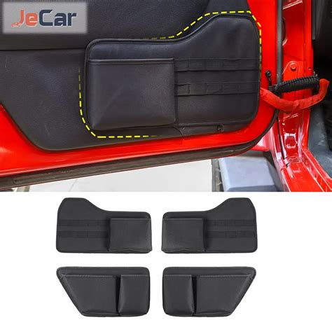 Premium Auto Detailing Organizer Car Front Door Storage Pockets
