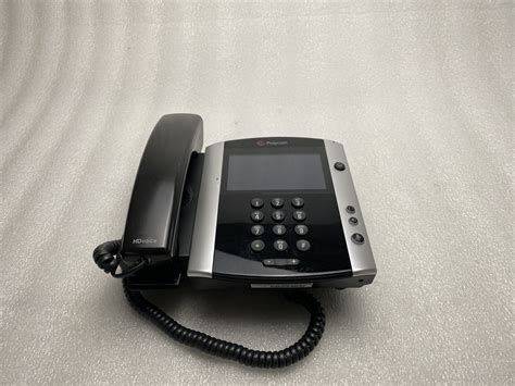 Used Polycom Vvx 601 Gigabit Ip Phone W Handset No Stand Tested