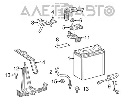 Клемма аккумулятора плюсовая Toyota Prius V 12-17 82675-47160 артикул ...