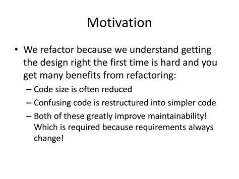 Refactoring And Code Smells Ppt Download