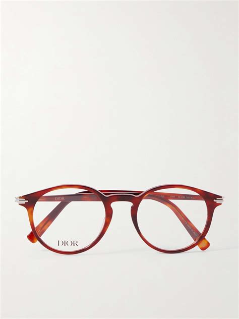 Dior Eyewear Diorblacksuito R6i Round Frame Tortoiseshell Acetate