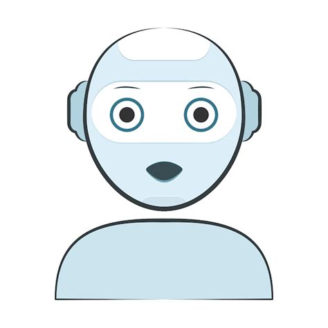 Premium Vector Modern Artificial Intelligence Robot Symbol Icon Vector Illustration