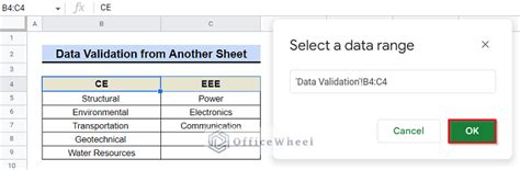How To Use Data Validation In Google Sheets From Another Sheet