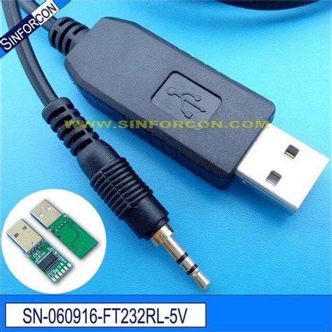 ftdi usb uart ttl 3 3v to 2 5mm stereo plug audio jack serial usb ttl
