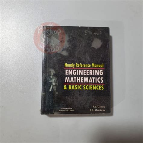 Handy Reference Manual Engineering Mathematics And Basic Sciencess By