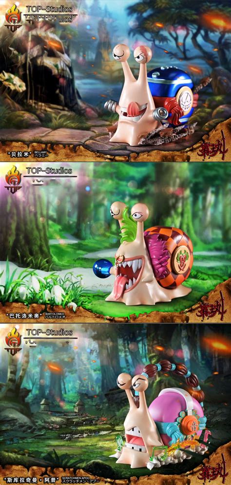 Den Den Mushi Of Bellamy And Bartolomeo And Scratchmen Apoo One Piece