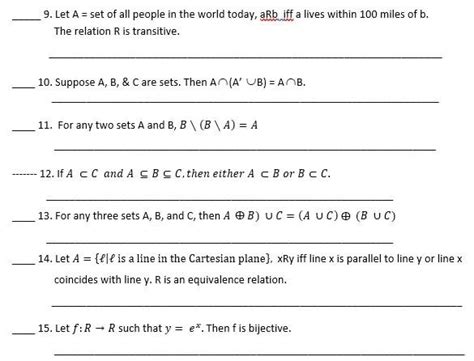 solved write t if the statement is true and f if the