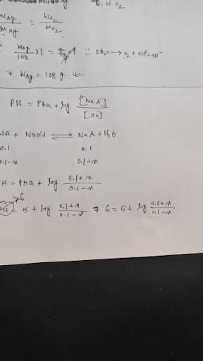 100 mL of a buffer solution contains 0.1M each of weak acid HA and salt N..