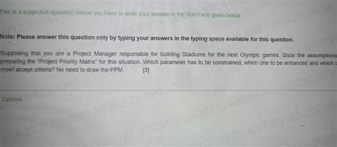 Solved His Is A Subjective Question Hence You Have To Write