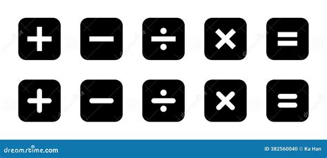 Black Division Sign Division Icon Mathematical Icon Round Button