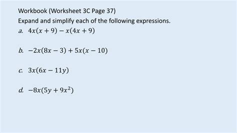 Expansion And Factorisation Of Algebraic Expressions 2 Pptx Web Development Internet