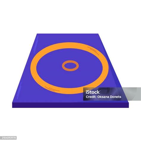 레슬링 매트 아이콘 클립 아트 아바타 로고 타입 고립 된 벡터 일러스트 레이 션 0명에 대한 스톡 벡터 아트 및 기타 이미지