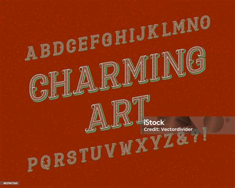 매력적인 예술 서체입니다 빈티지 폰트입니다 격리 된 영어 알파벳입니다 0명에 대한 스톡 벡터 아트 및 기타 이미지 0명 개체 그룹 고전 양식 Istock