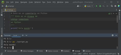 Cómo Hacer Comentarios En Python Con Ejemplos