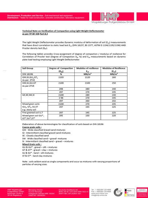Correlation Table Lwd Evd Dpr Ev2 Pdf Gravel Silt