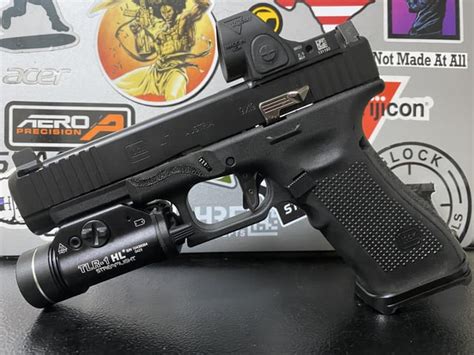 G195 W Slide And Barrel Porting Rmr Cut And 4 Color Fde Multicam Cerakote Rglockmod