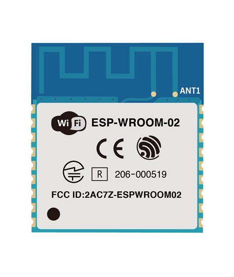 esp wroom 02 модуль smd esp8266ex 2mb flash wi fi pcb антена 18 pin 18x20x3 мм