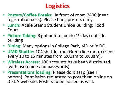 PPT Welcome To The JCSDA Th Science Workshop PowerPoint Presentation ID