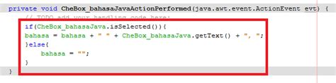 Bermain Dengan Jtextfield Jcheckbox Dan Jcombobox Lalu Menampilkan