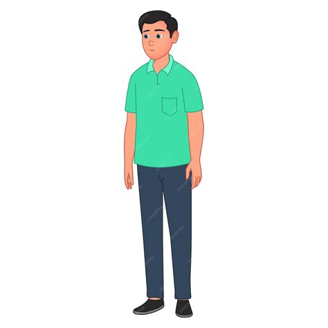 Premium Vector Indian Young Character Young Character Standing Pose