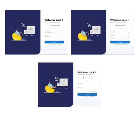 SaaS Authentication Page On Behance