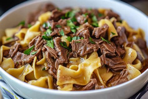 Crockpot Mississippi Beef And Noodles Recipe Kitchen Lap