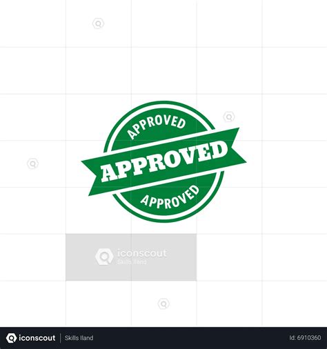 Verify Stamp Animated Icon Download In Json Lottie Or Mp4 Format