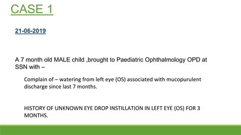 Congenital Glaucoma Evaluation Pptx Eye And Vision Conditions Diseases And Conditions