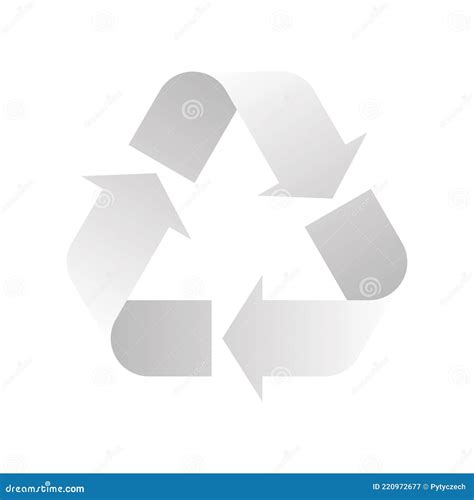 3d Green Universal Recycling Symbol Stock Vector Illustration Of Conservation Conceptual
