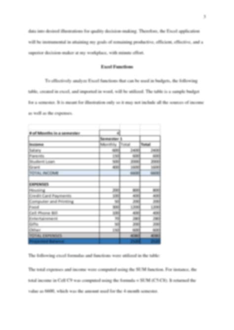 SOLUTION Part Excel Assignment Studypool