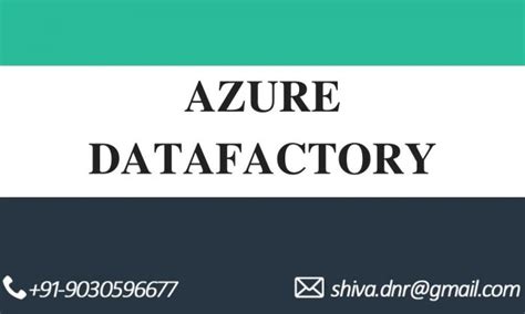 Azure Datafactory Go Video Tutorials