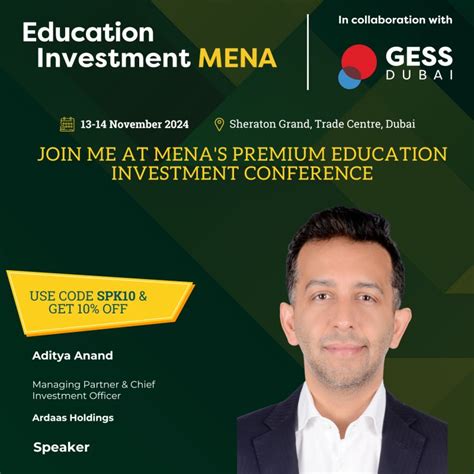 aditya anand on linkedin edtech educationinvestment mena
