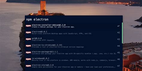 [alfred] how to display the latest version of npm packages with package