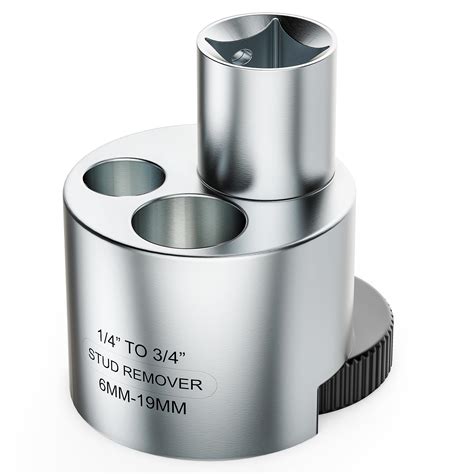 Stud Extractor Tool Fit 1/4" to 3/4" (6 to 19mm), Bolt Extractor Tool for Broken Damaged Bolts ...