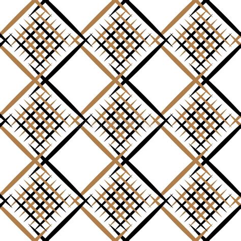 Diagonal Gride Texture Seamless Linear Vector Pattern Background Stock Illustration